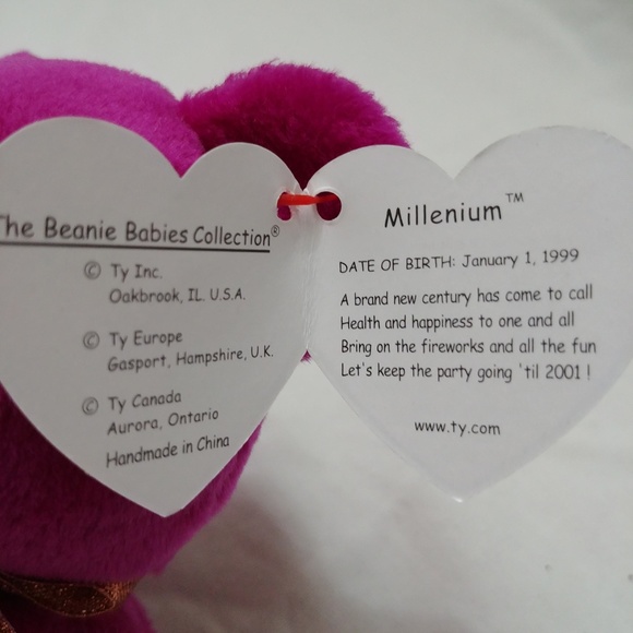 Ty | Other | Ty Beanie Baby Millennium Millenium Bear Rare | Poshmark